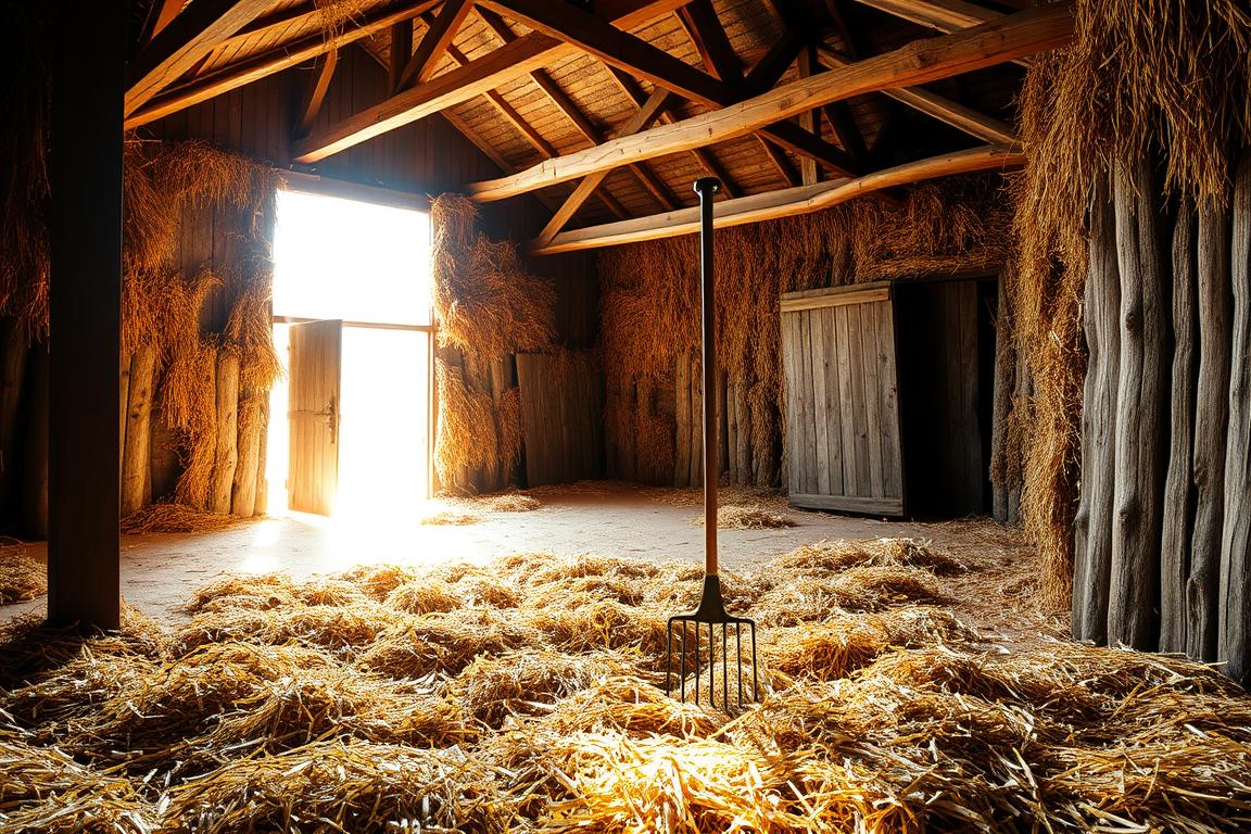 Woher kommt der Spruch Warum liegt hier Stroh?